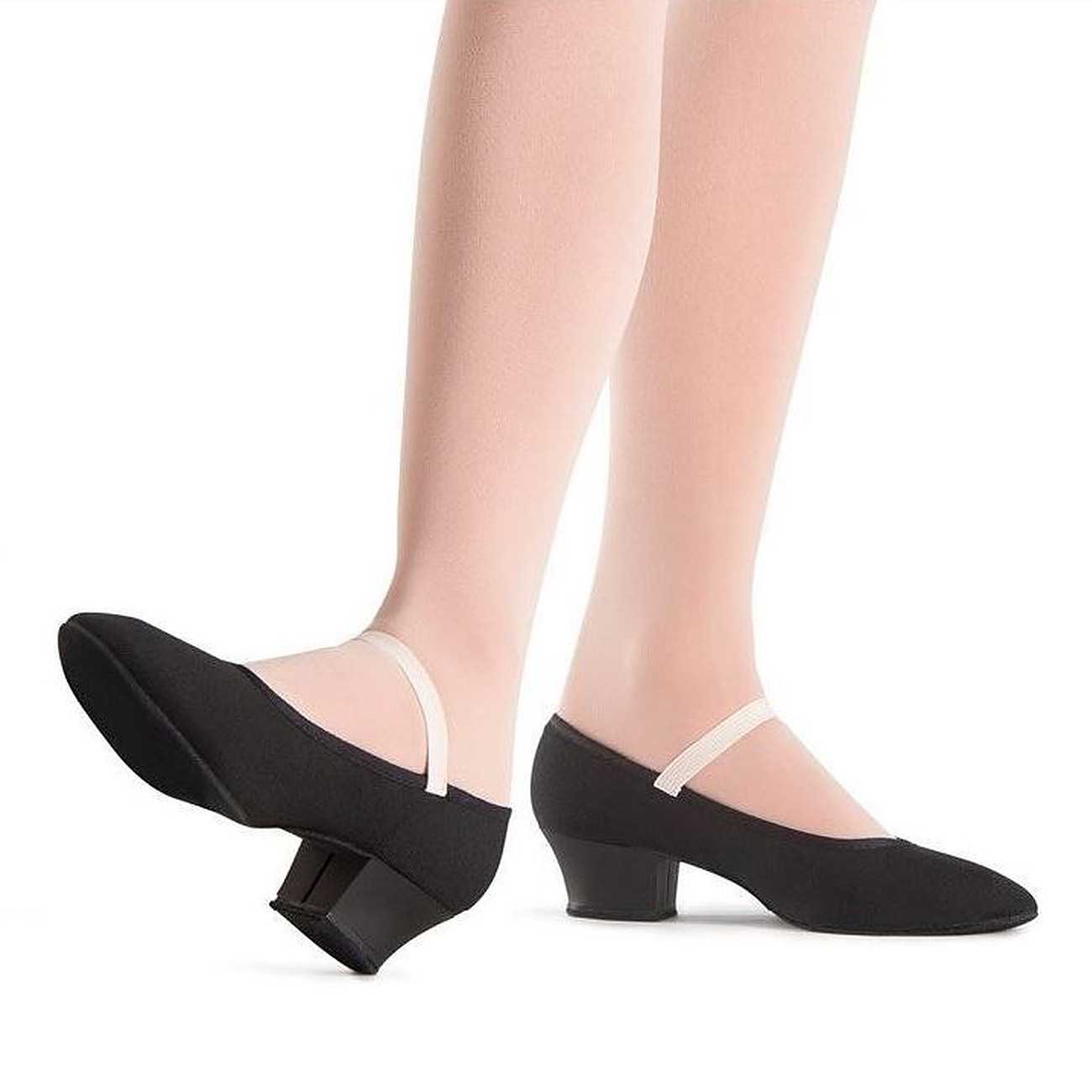 Turning Pointe's Shop: Freed canvas Cuban heel character shoe